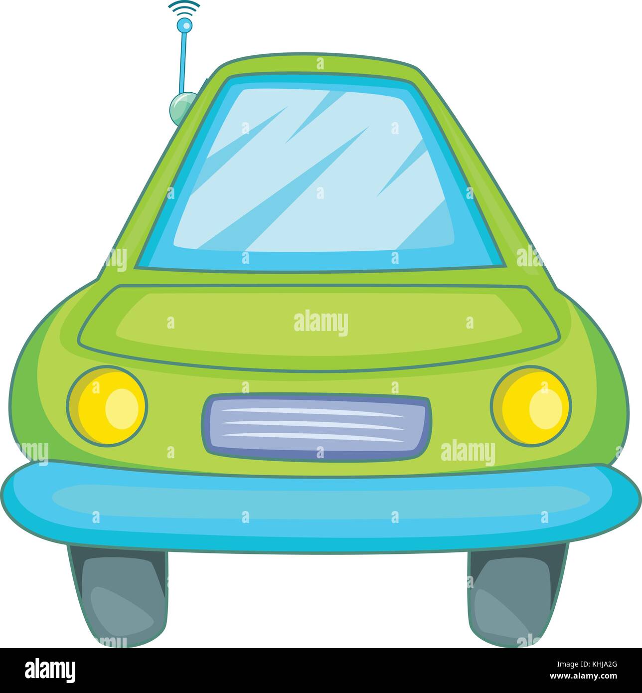 Car with wifi sign i icon, cartoon style Stock Vector Image & Art - Alamy