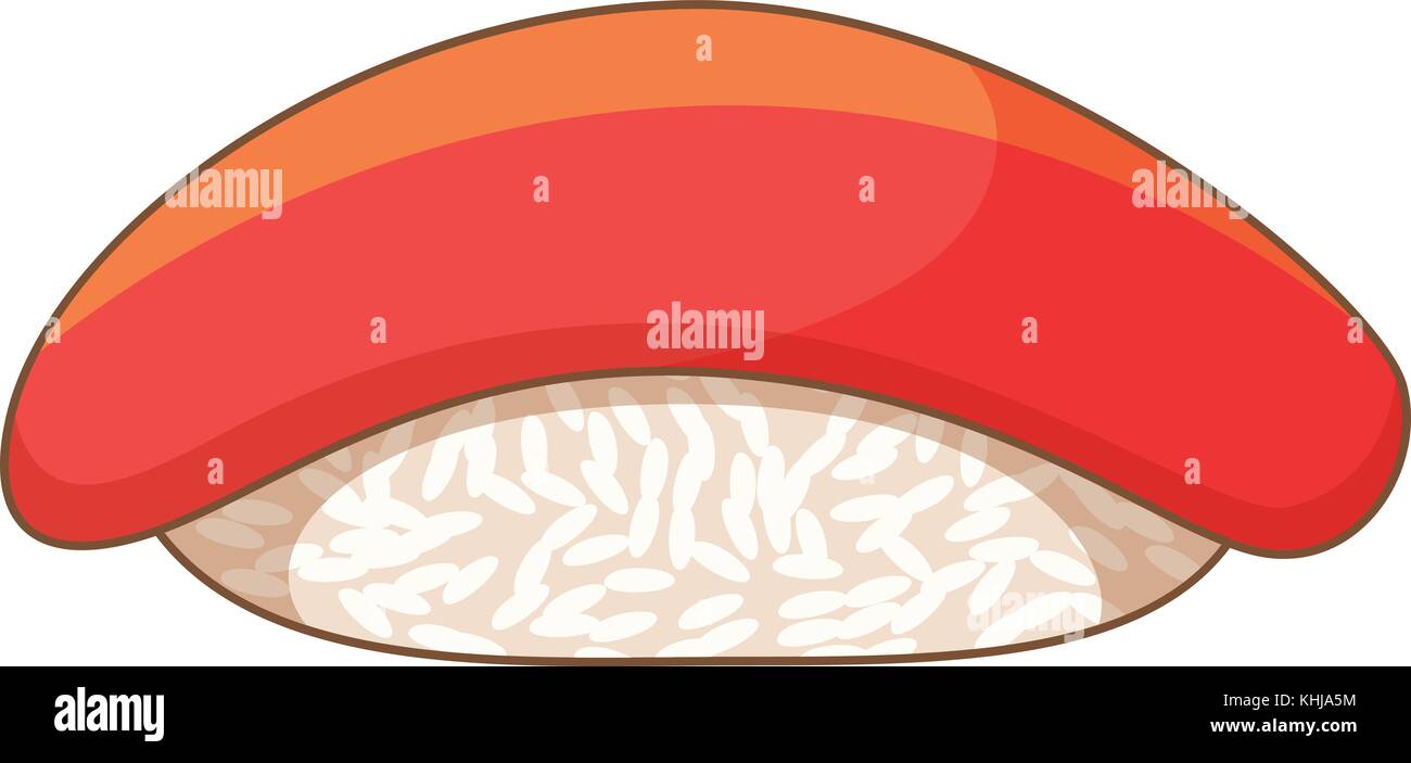 Tuna sushi icon, cartoon style Stock Vector Image & Art - Alamy