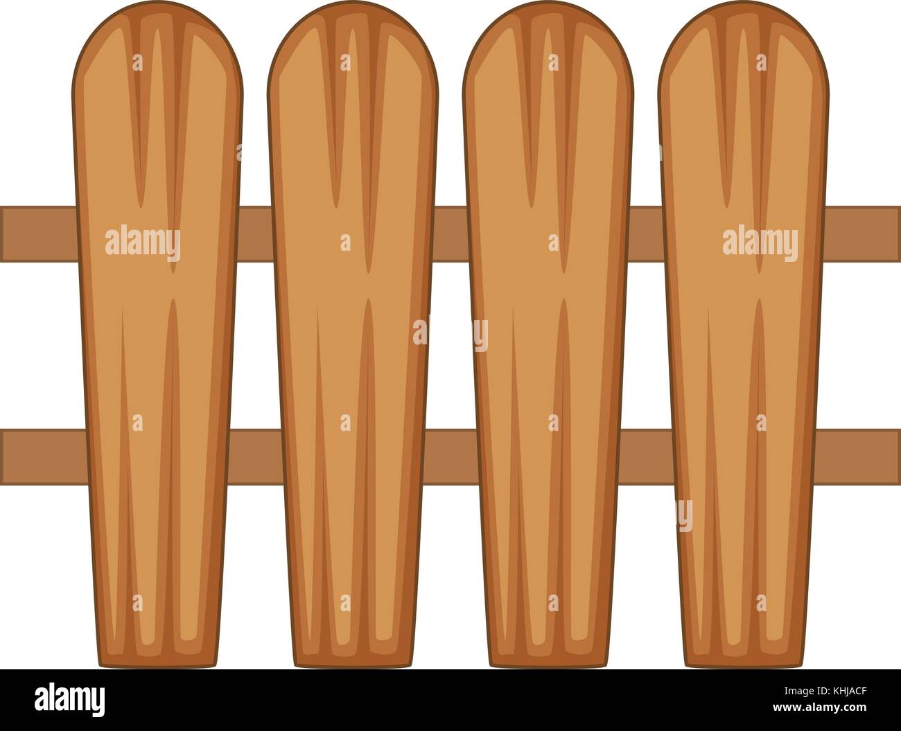 fence made of boards icon, cartoon style Stock Vector Image & Art - Alamy