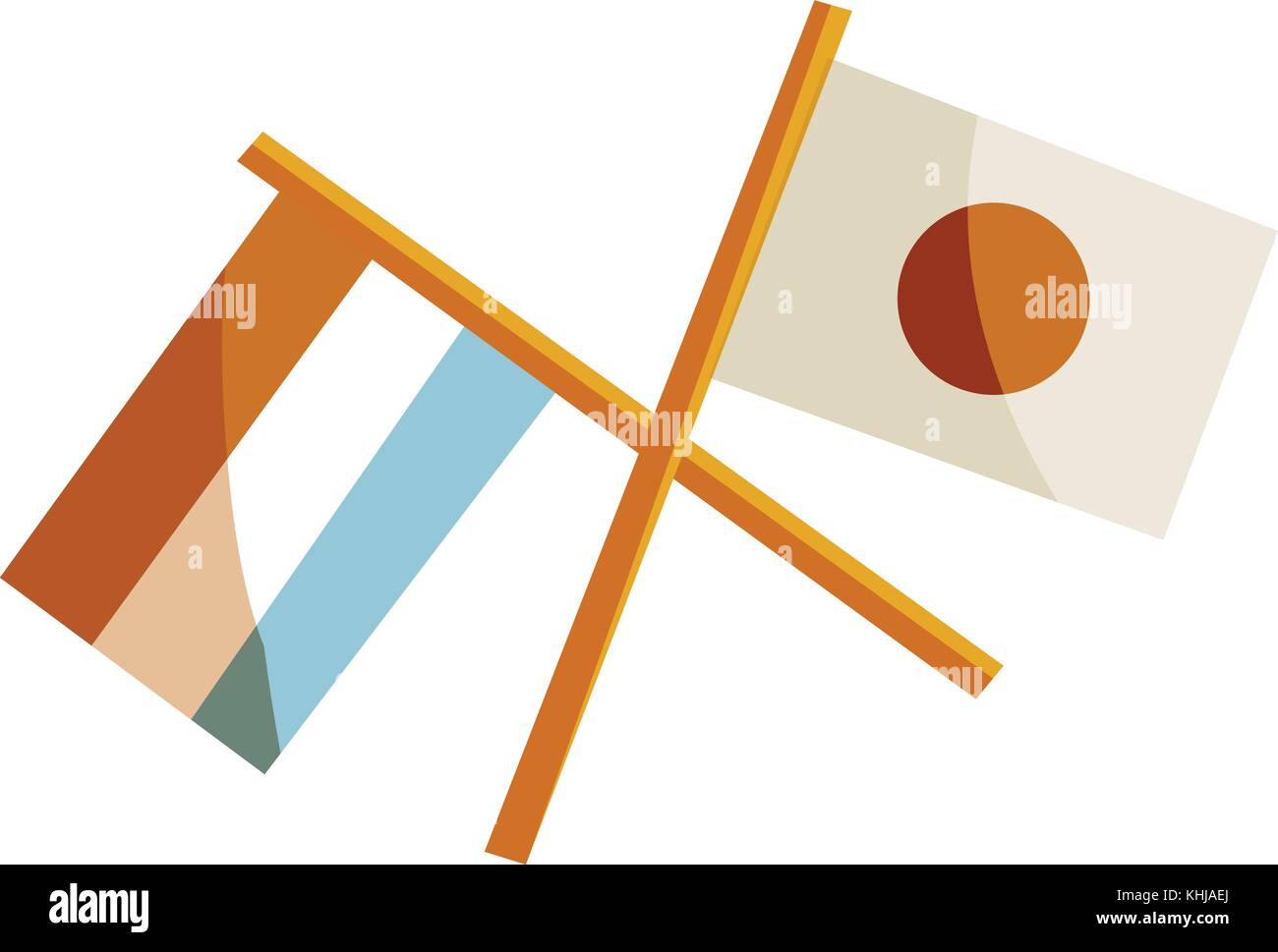 Japan and Netherlands flags icon, cartoon style Stock Vector Image ...