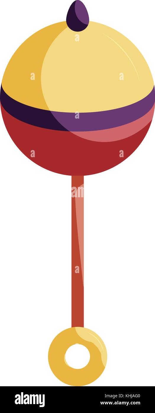 Red Baby Rattle Icon Cartoon High Resolution Stock Photography and ...