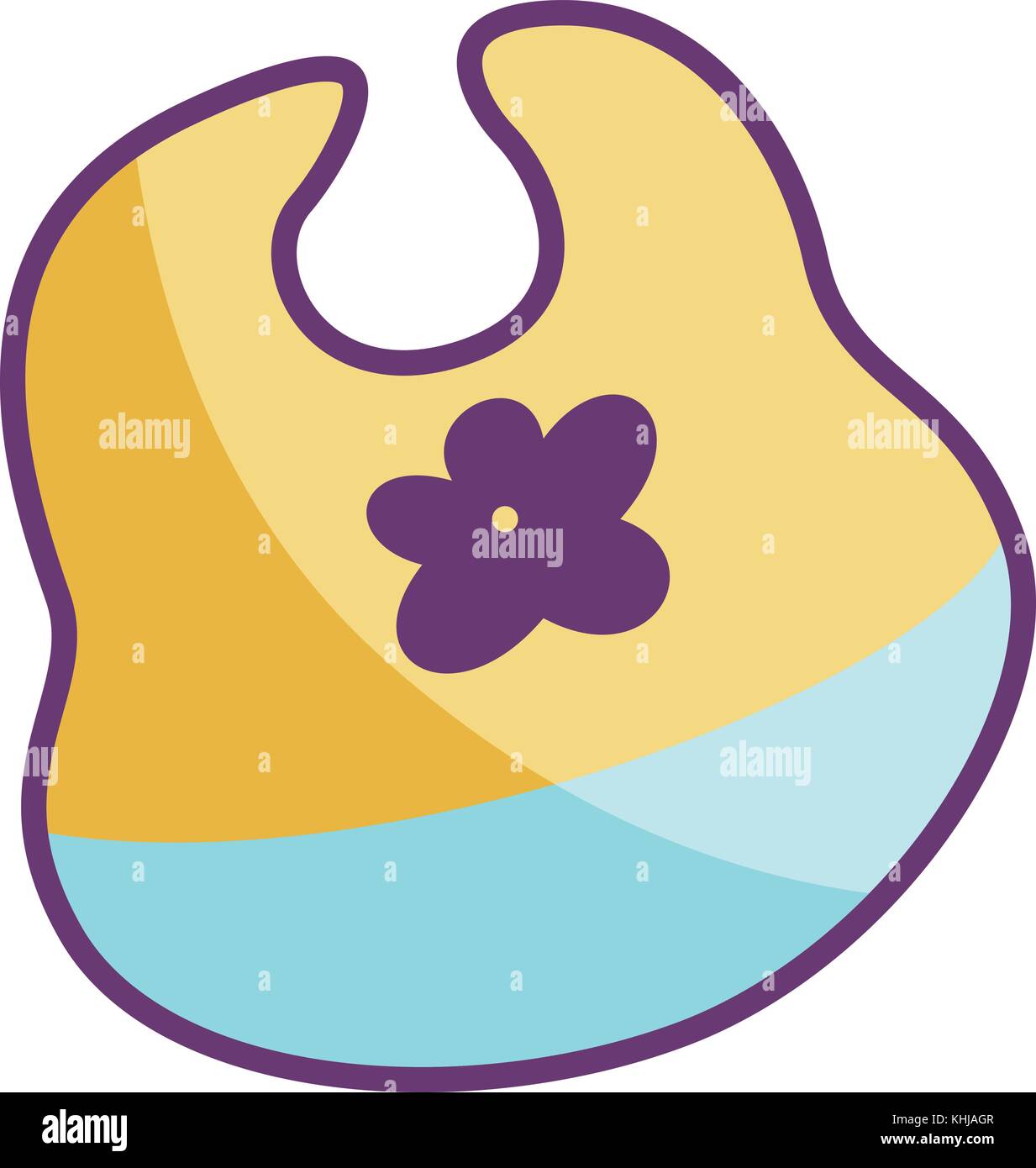 Baby bib icon, cartoon style Stock Vector Image & Art - Alamy