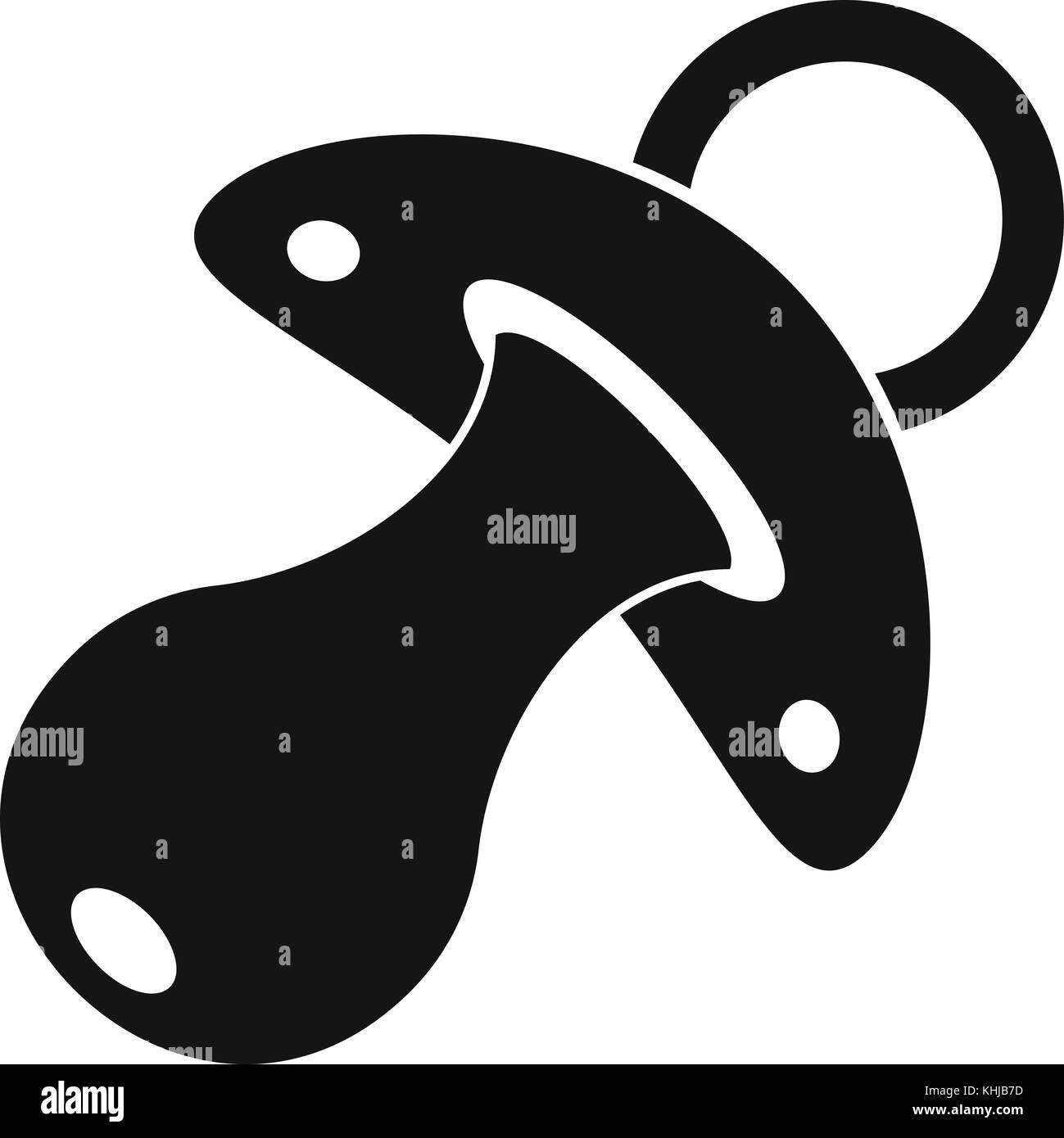 Baby pacifier icon, simple style Stock Vector Image & Art - Alamy