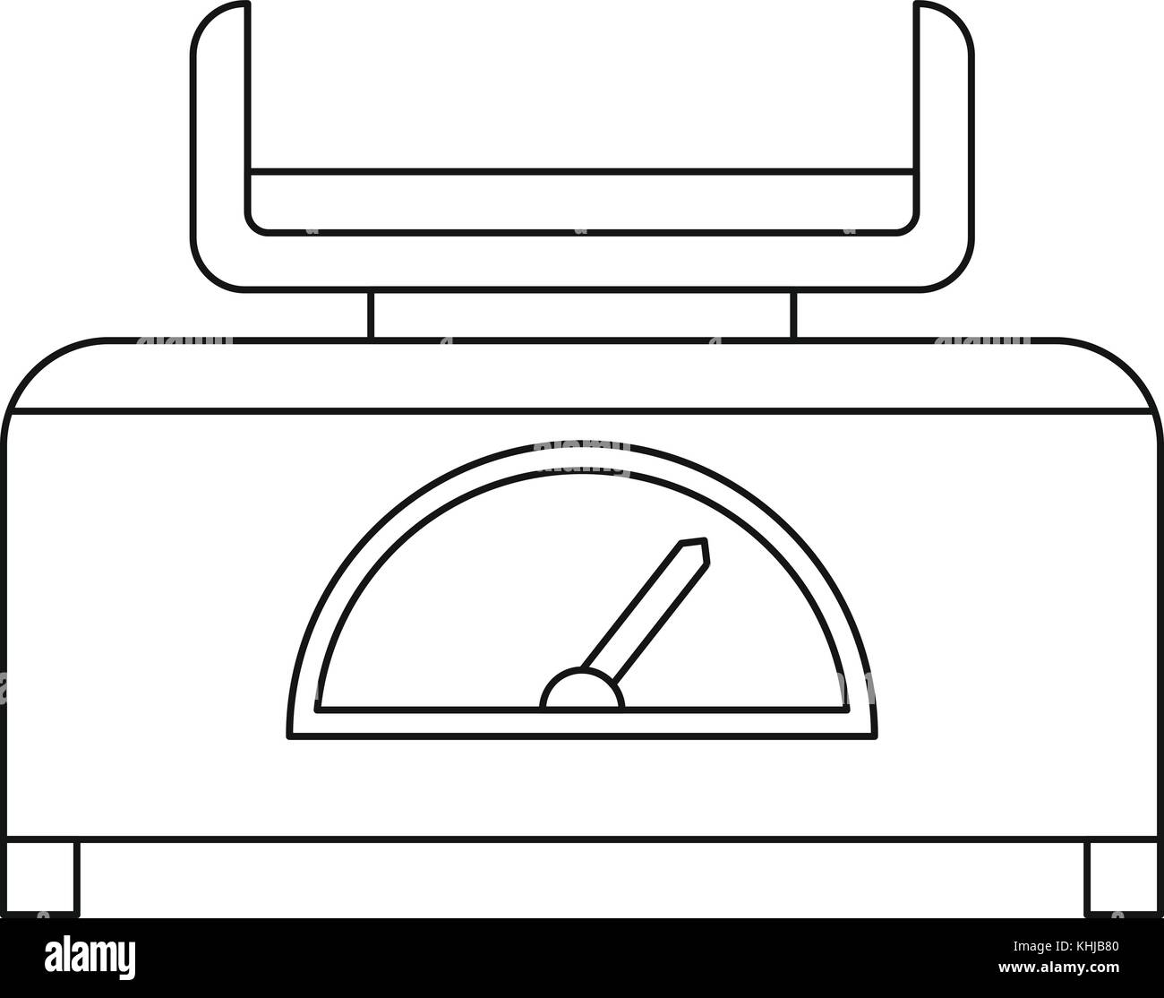 Baby scale icon, outline style Stock Vector Image & Art - Alamy