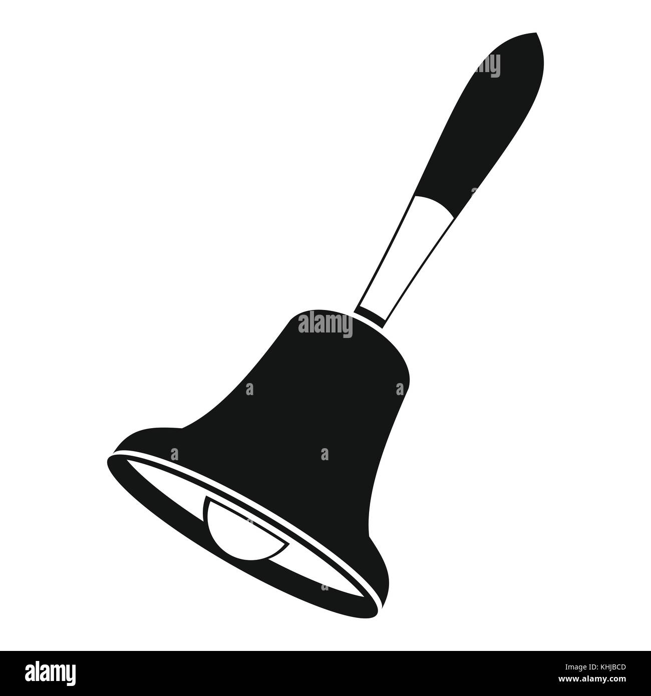 Bell icon, simple style Stock Vector Image & Art - Alamy