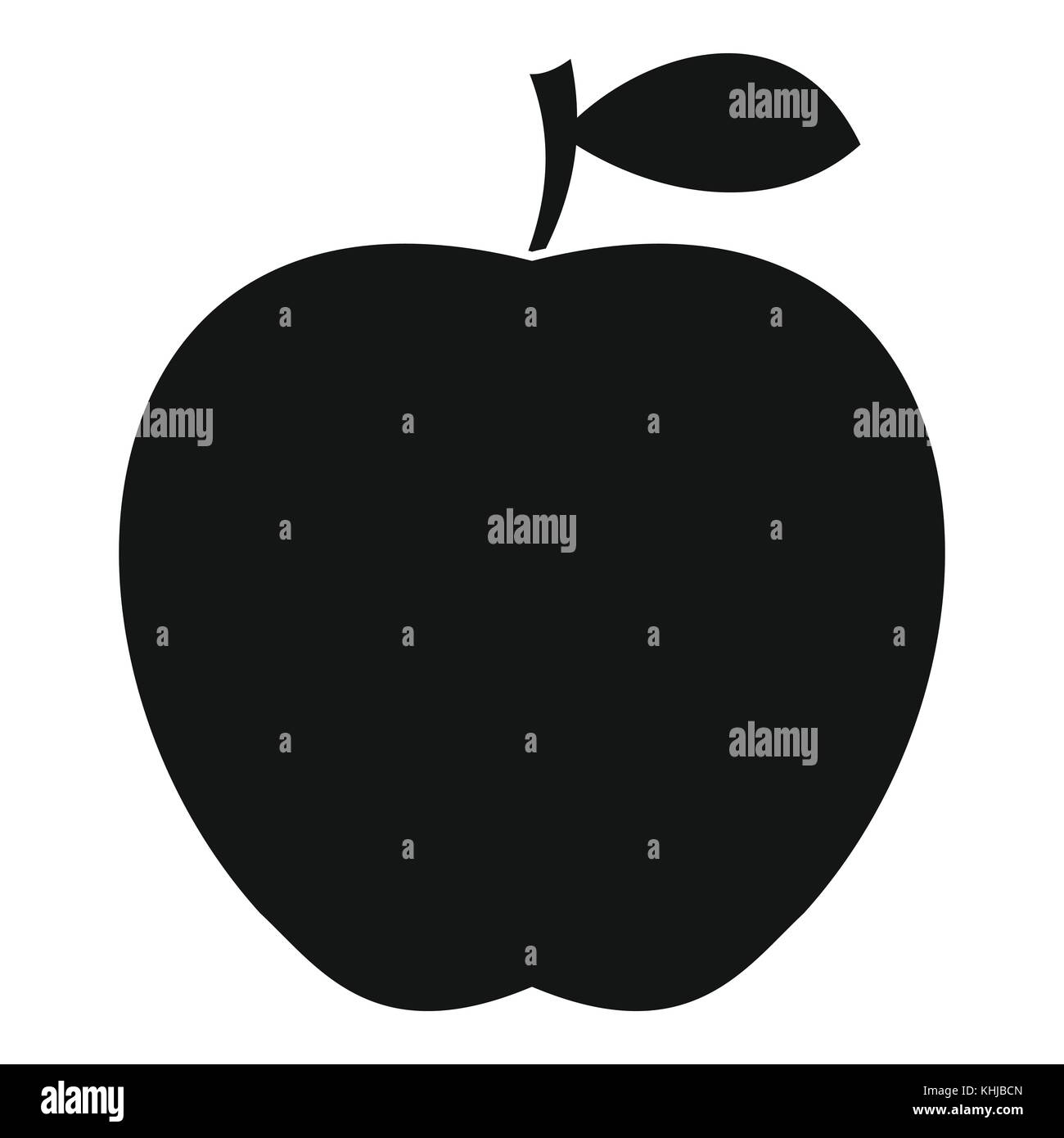 Apple icon, simple style Stock Vector Image & Art - Alamy