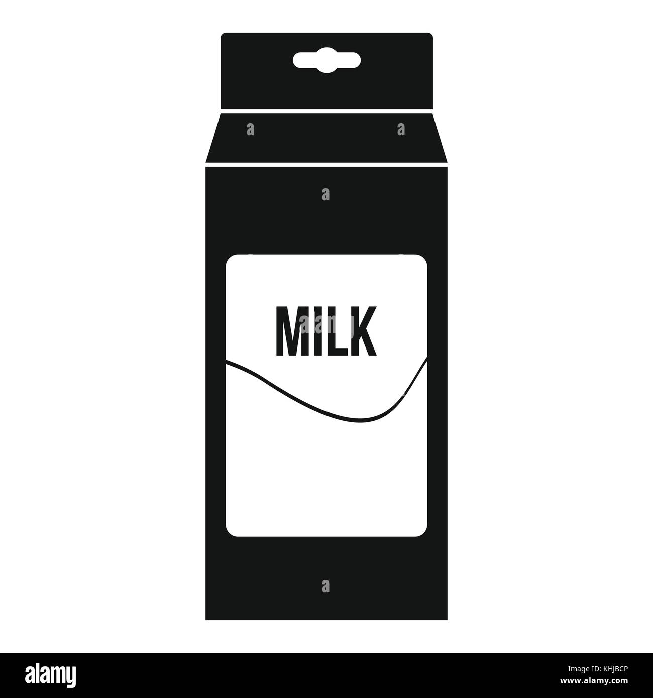 Milk icon, simple style Stock Vector Image & Art - Alamy