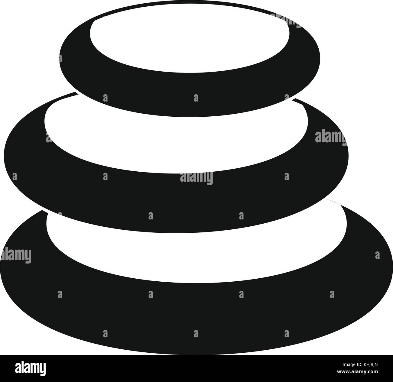 Stack of basalt balancing stones icon Stock Vector Image & Art - Alamy
