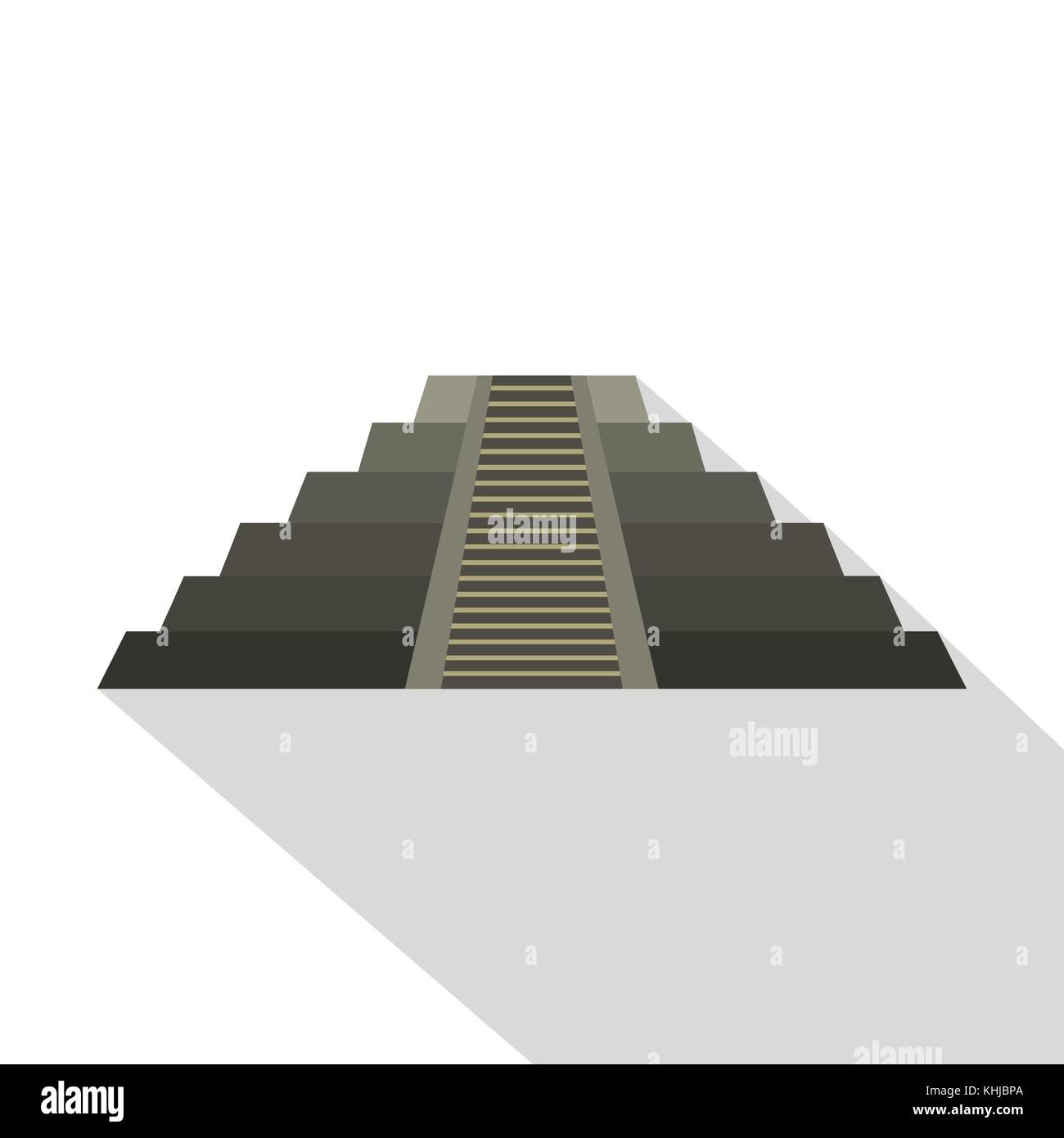 Mayan el castillo pyramid Stock Vector Images - Alamy