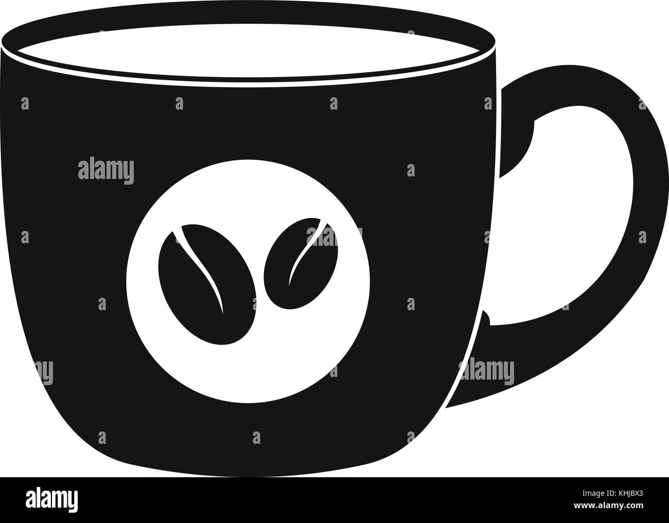 Cup of coffee icon, simple style Stock Vector Image & Art - Alamy