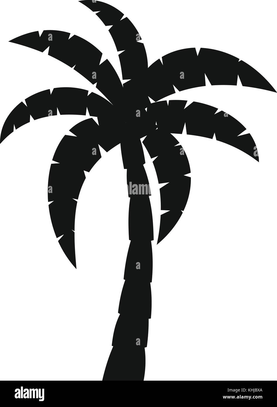 Palm icon, simple style Stock Vector Image & Art - Alamy
