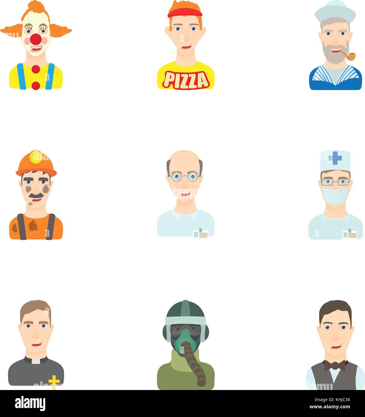 Activities icons set, cartoon style Stock Vector Image & Art - Alamy