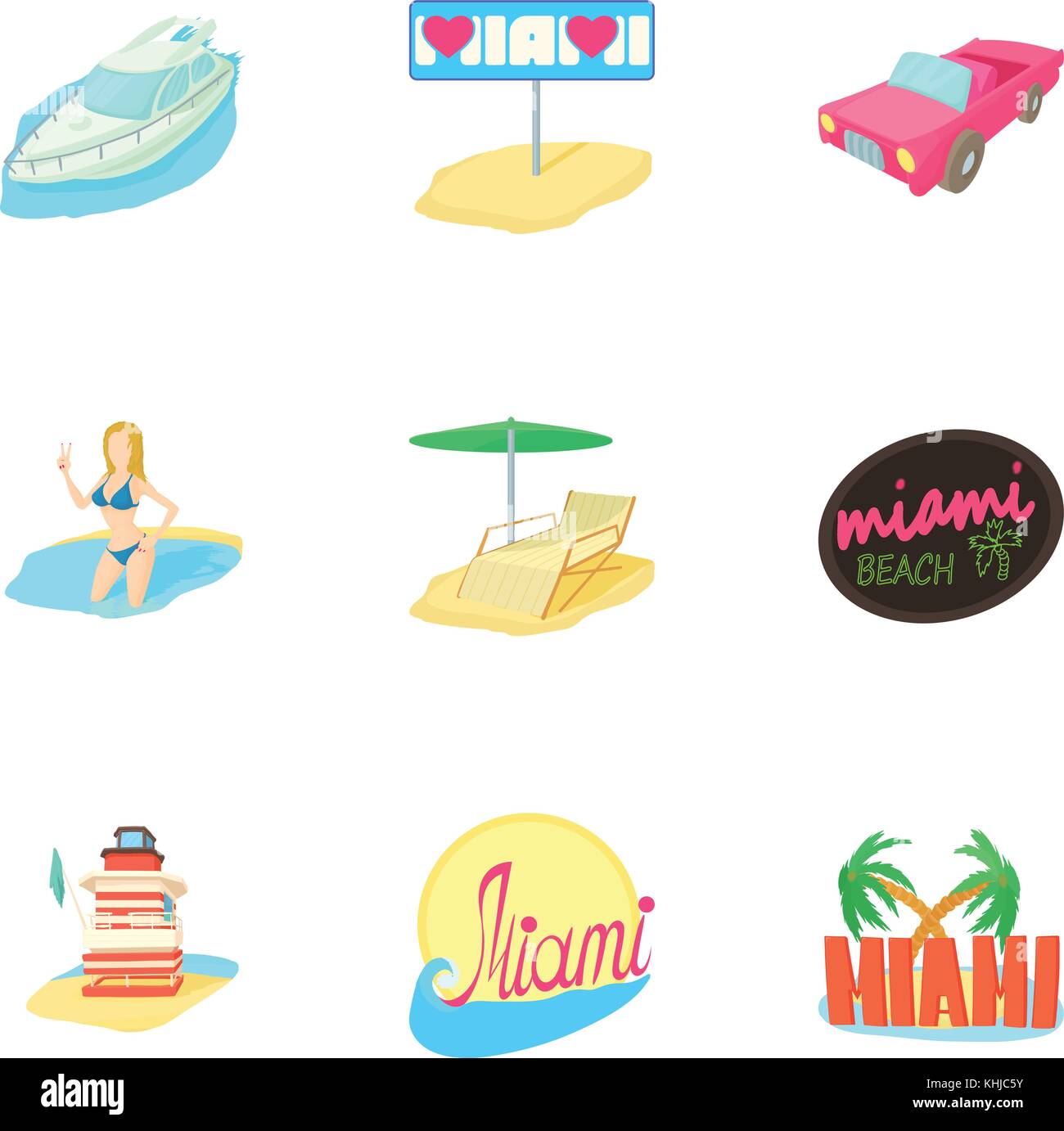 Convertible beach Stock Vector Images - Alamy