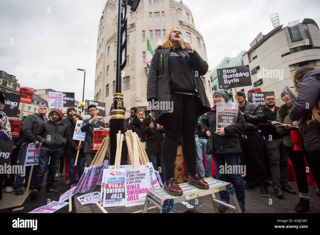 Don’t Bomb Syria! Thousands protest against proposed UK military action ...