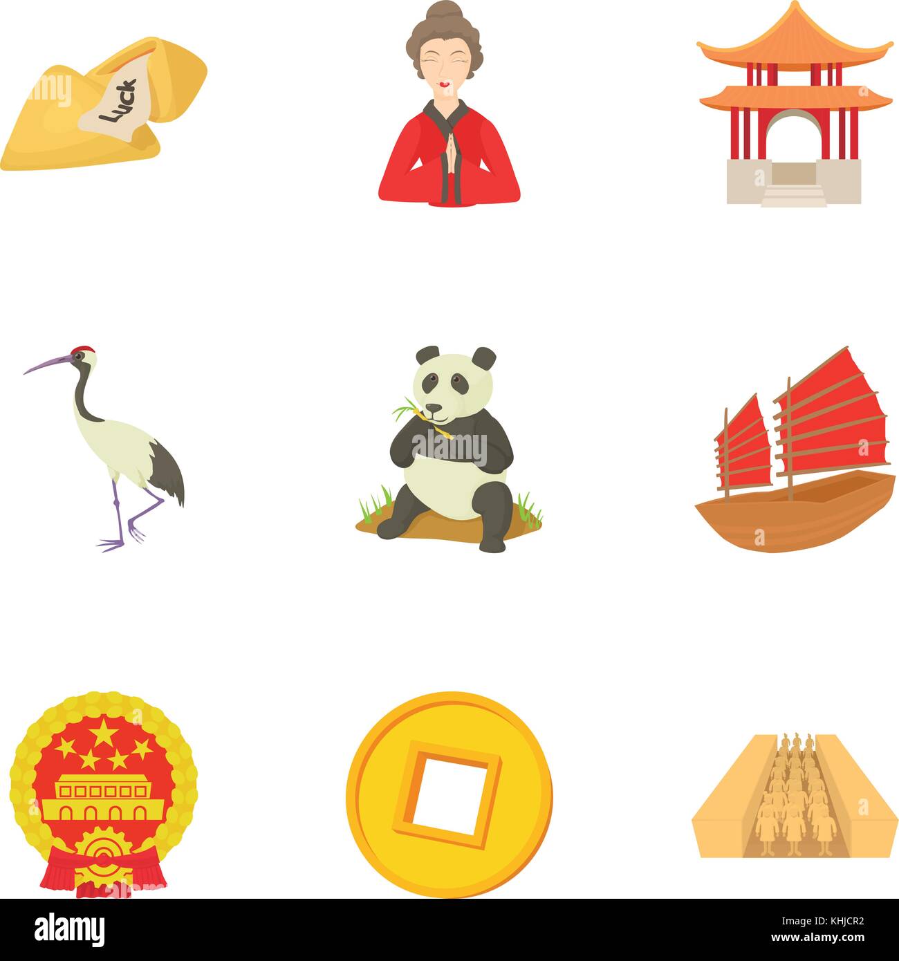 Ship chain china Stock Vector Images - Alamy