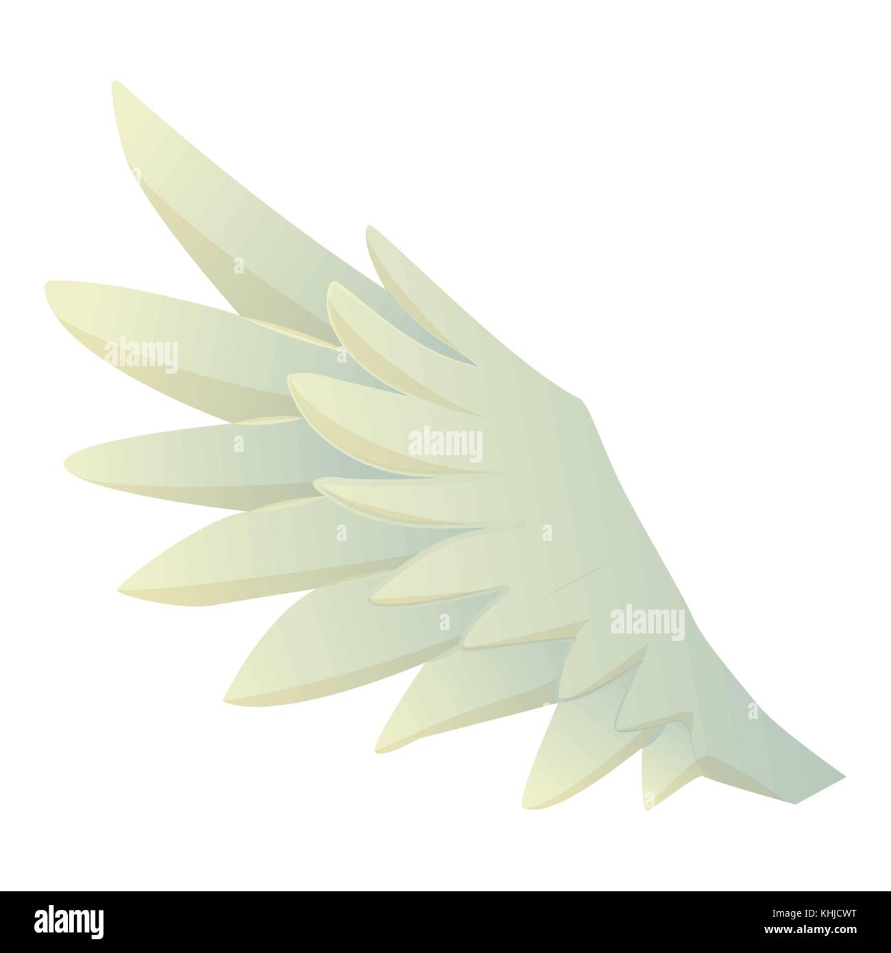 Feather wing icon, cartoon style Stock Vector Image & Art - Alamy