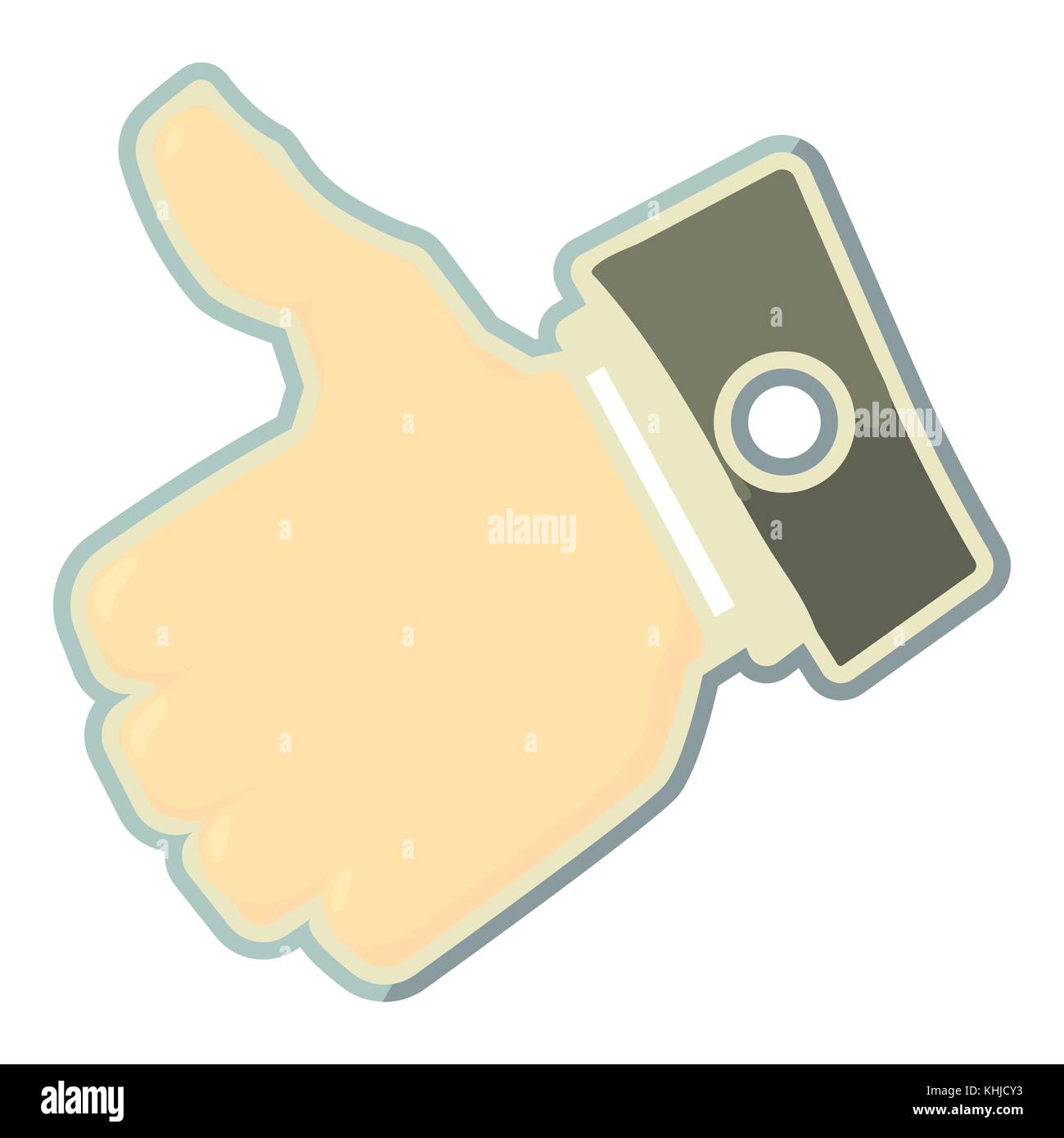 Hand tag icon, cartoon style Stock Vector Image & Art - Alamy