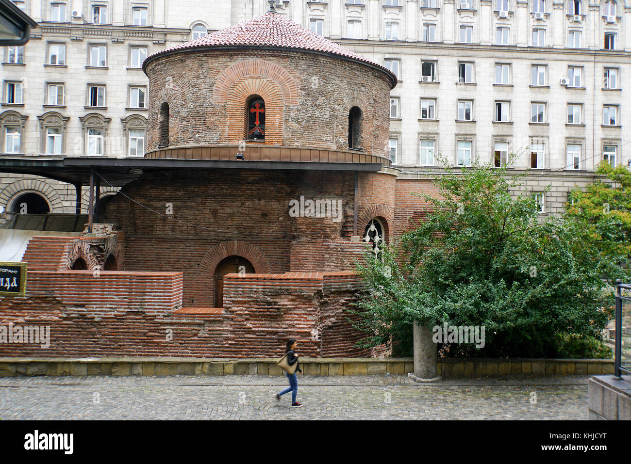 The Church of St George is an Early Christian red brick rotunda, Sofia, Bulgaria Stock Photo - Alamy