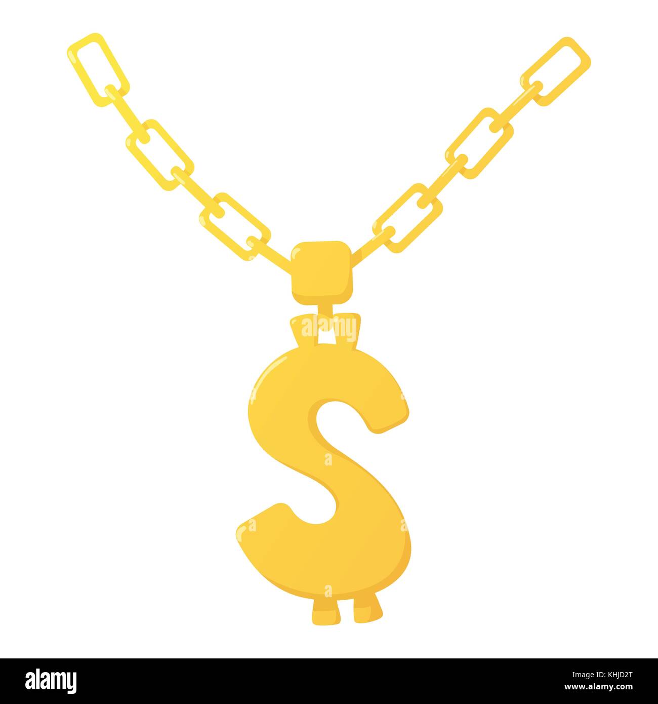 Golden chain icon, cartoon style Stock Vector Image & Art - Alamy