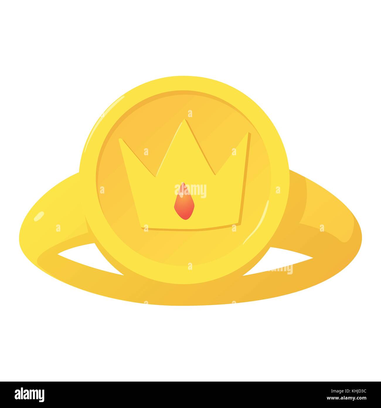 Ring icon, cartoon style Stock Vector Image & Art - Alamy