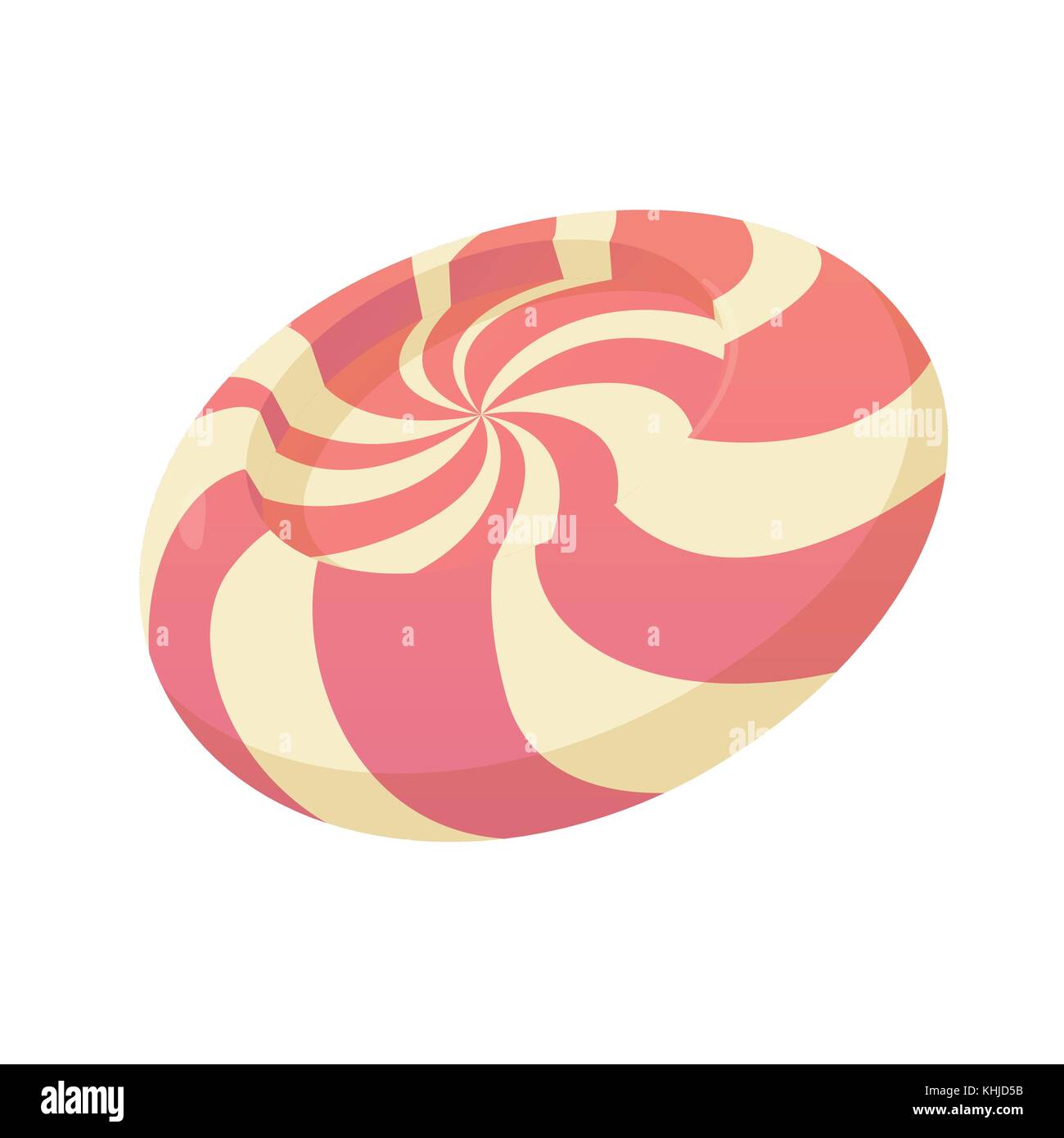 Striped candy icon, cartoon style Stock Vector Image & Art - Alamy