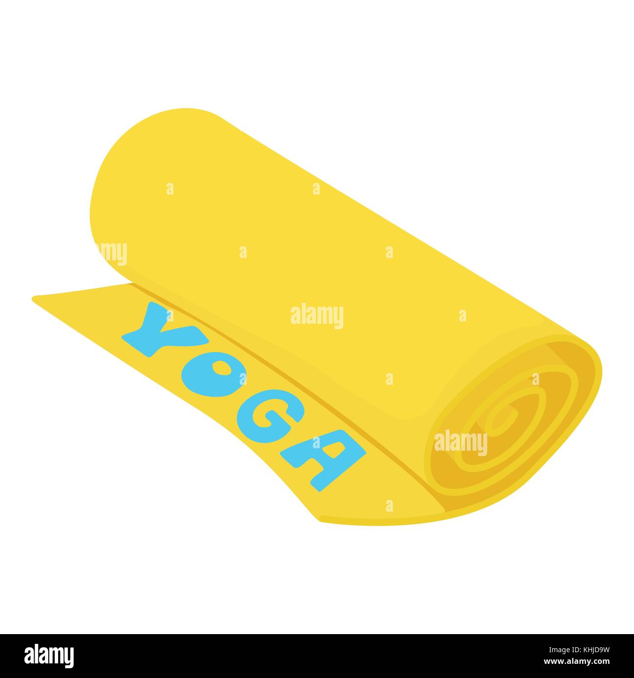 Yoga mat icon, cartoon style Stock Vector Image & Art - Alamy