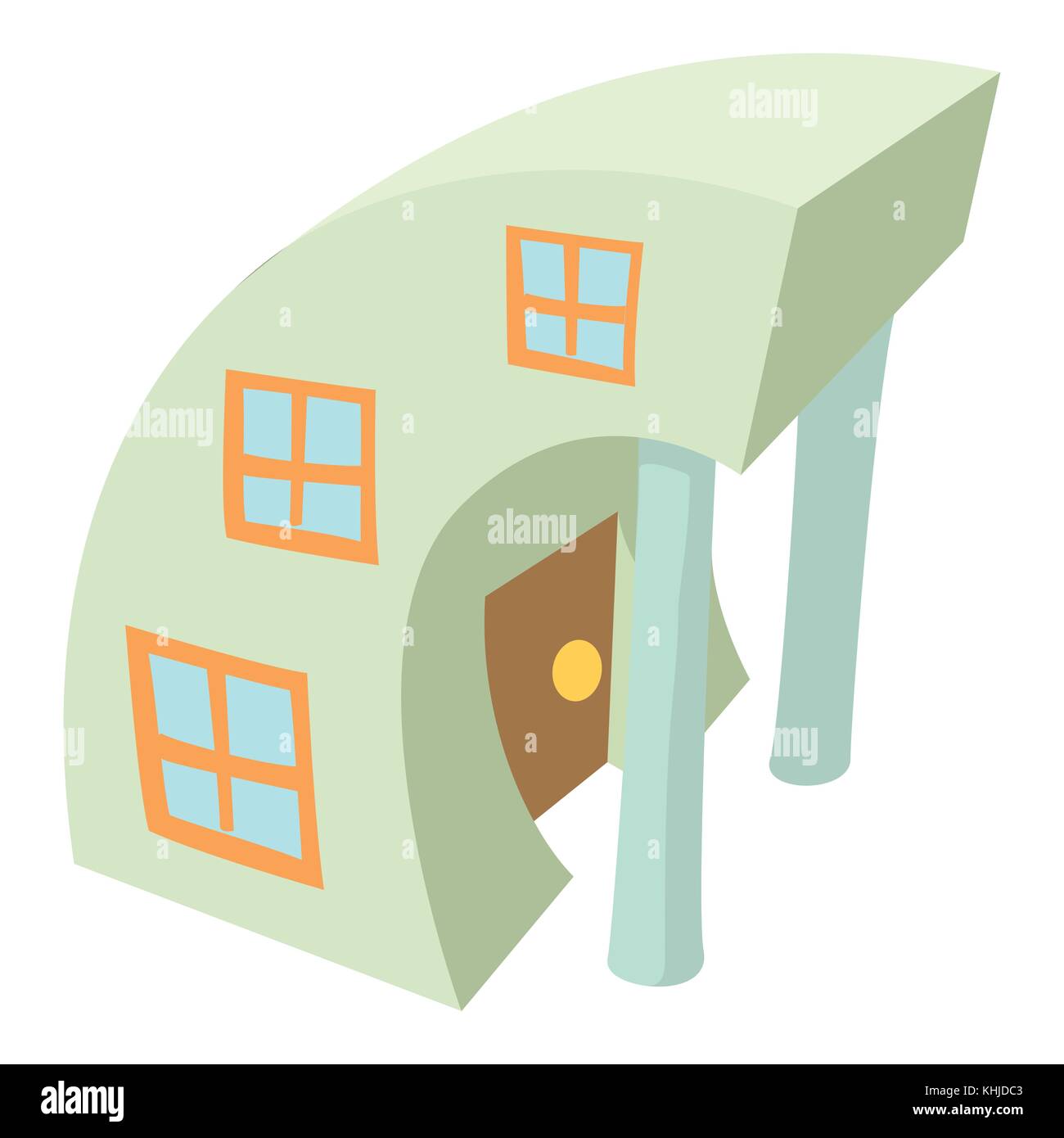 Big building icon, cartoon style Stock Vector Image & Art - Alamy