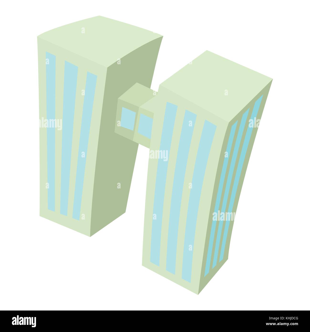 Double building icon, cartoon style Stock Vector Image & Art - Alamy