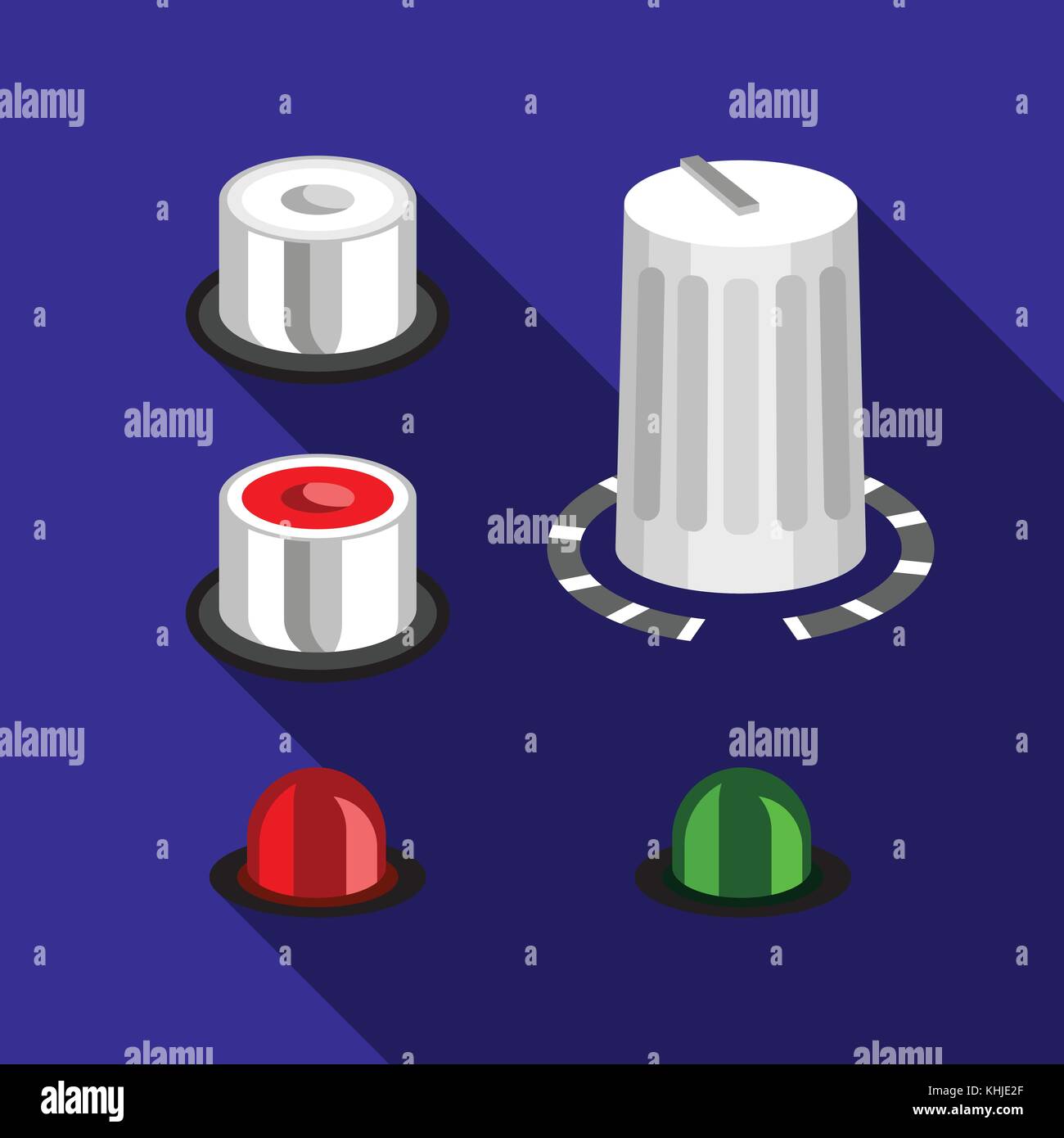 Volume buttons icon, flat style Stock Vector Image & Art - Alamy