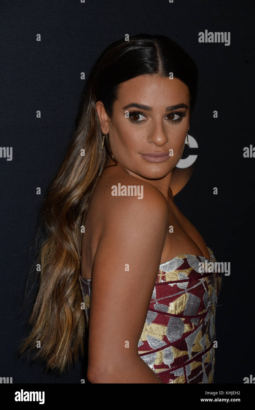 NEW YORK, NY - MAY 16: Lea Michele attends the 2017 ABC Upfront event ...