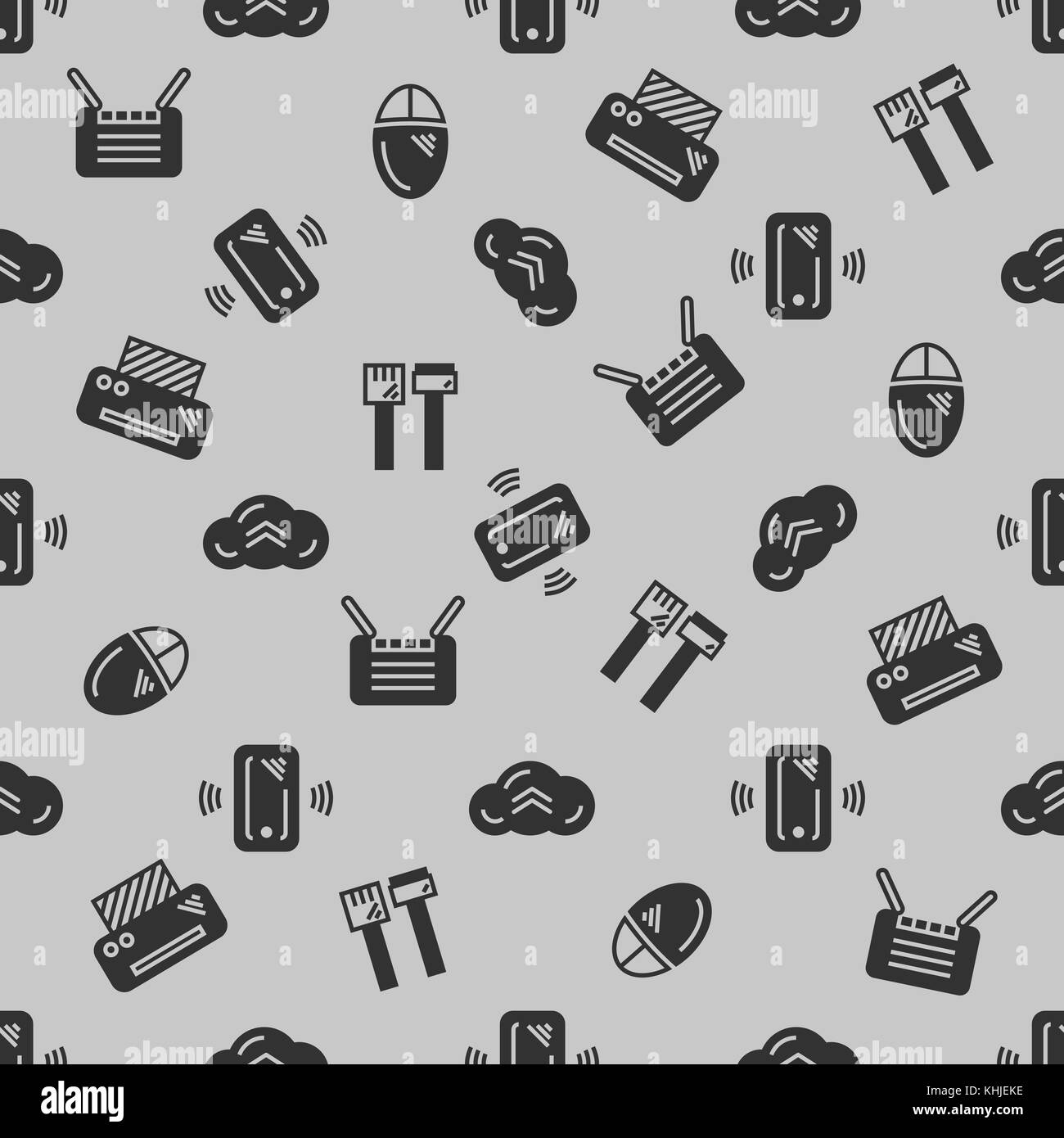 IT seamless pattern Stock Vector Image & Art - Alamy