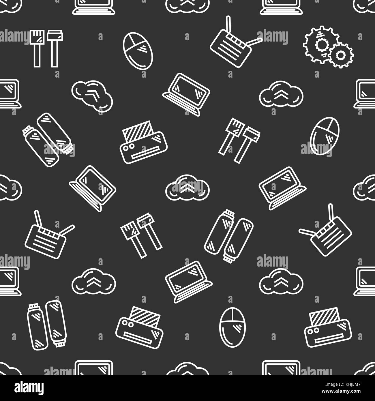 IT seamless pattern Stock Vector Image & Art - Alamy