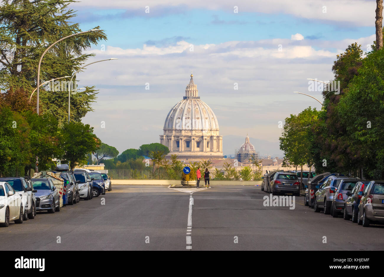 Via piccolomini rome hi-res stock photography and images - Alamy