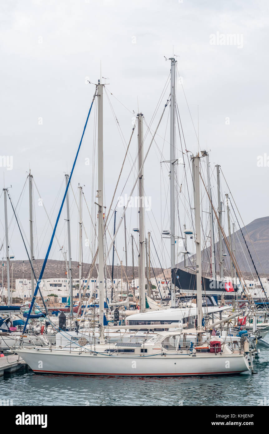 Leisure port, sports port, , fishing port in Caleta del Sebo, La ...