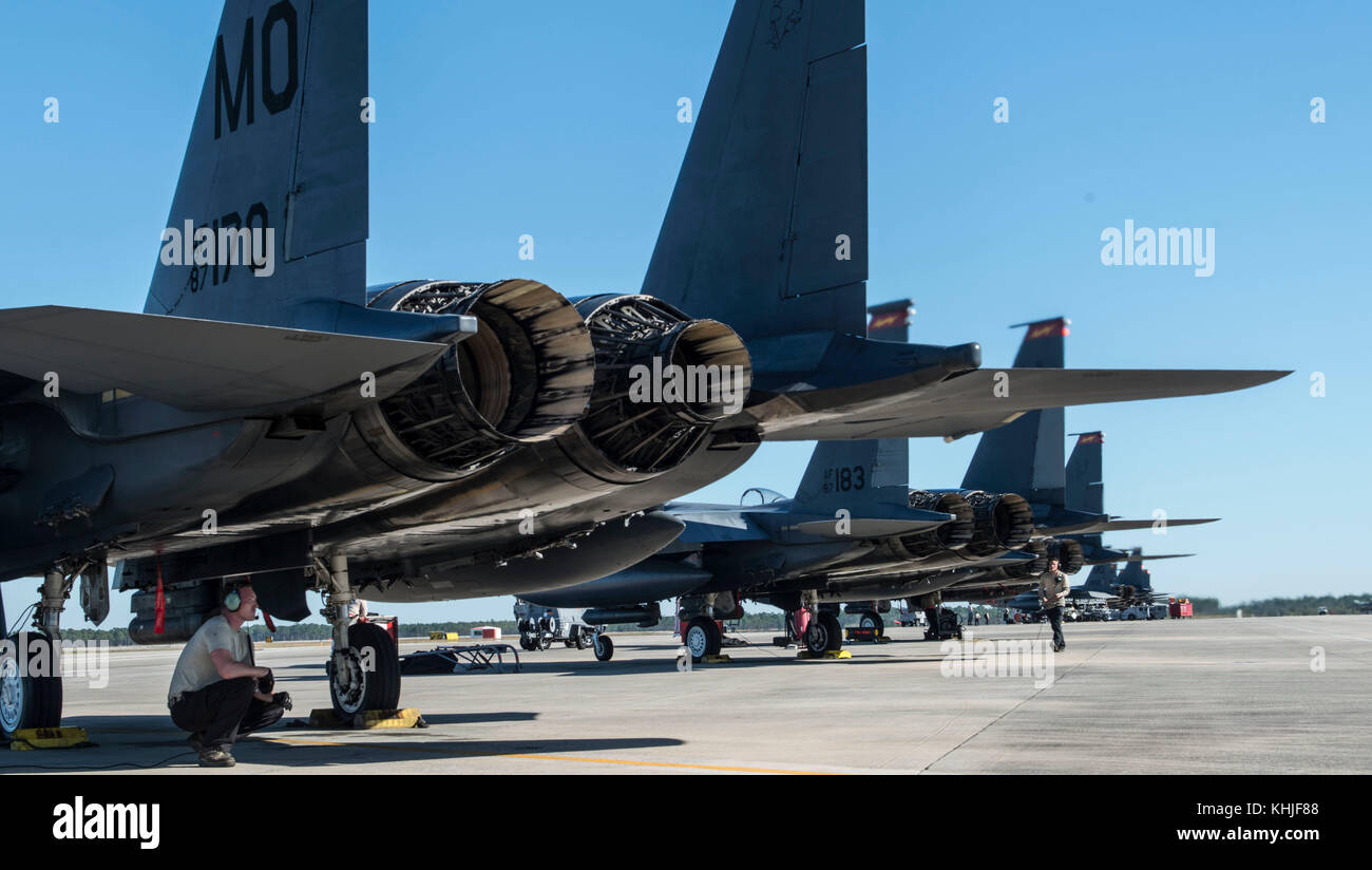 F-15E Strike Eagles Stock Photo - Alamy