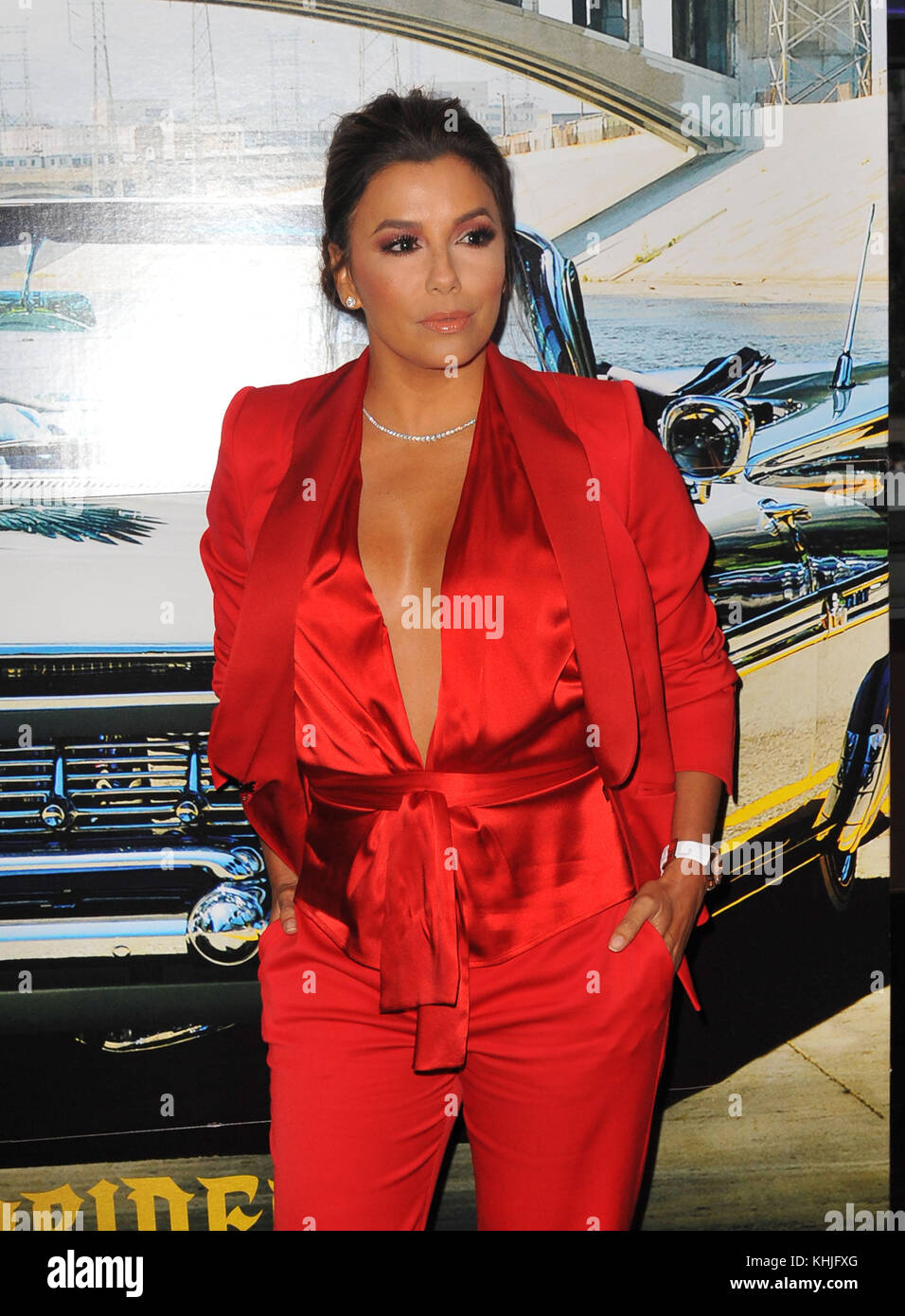 LOS ANGELES, CA - MAY 09: Eva Longoria attends the premiere of BH Tilt's 'Lowriders' on May 09 ...