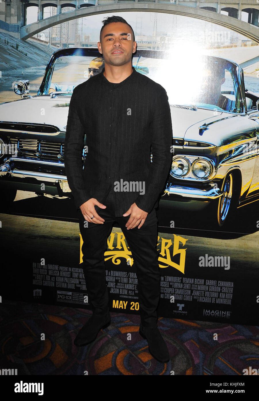 LOS ANGELES, CA - MAY 09: Gabriel Chavarria attends the premiere of BH ...