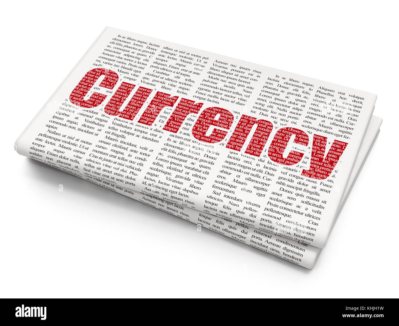 Banking concept: Currency on Newspaper background Stock Photo - Alamy