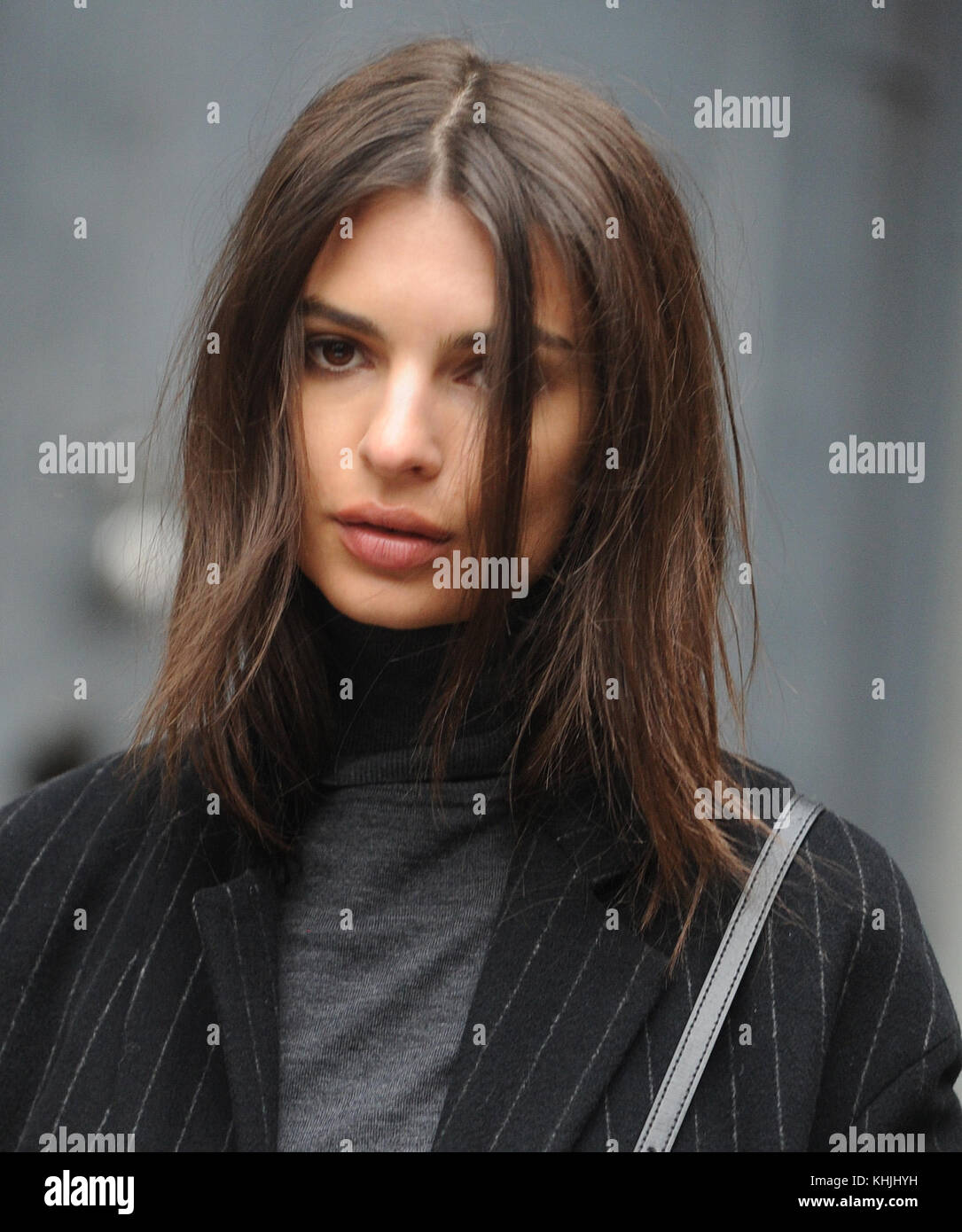 NEW YORK, NY - APRIL 24: Model Emily Ratajkowski is seen in SoHo on ...