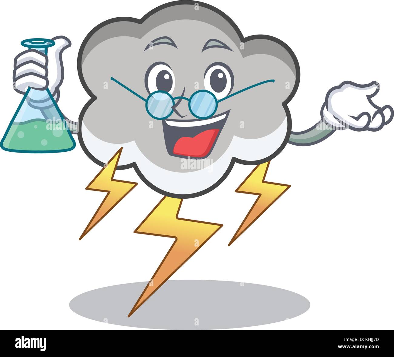 Professor thunder cloud character cartoon Stock Vector Image & Art - Alamy Professor thunder cloud character cartoon Stock Vector Image & Art - Alamy