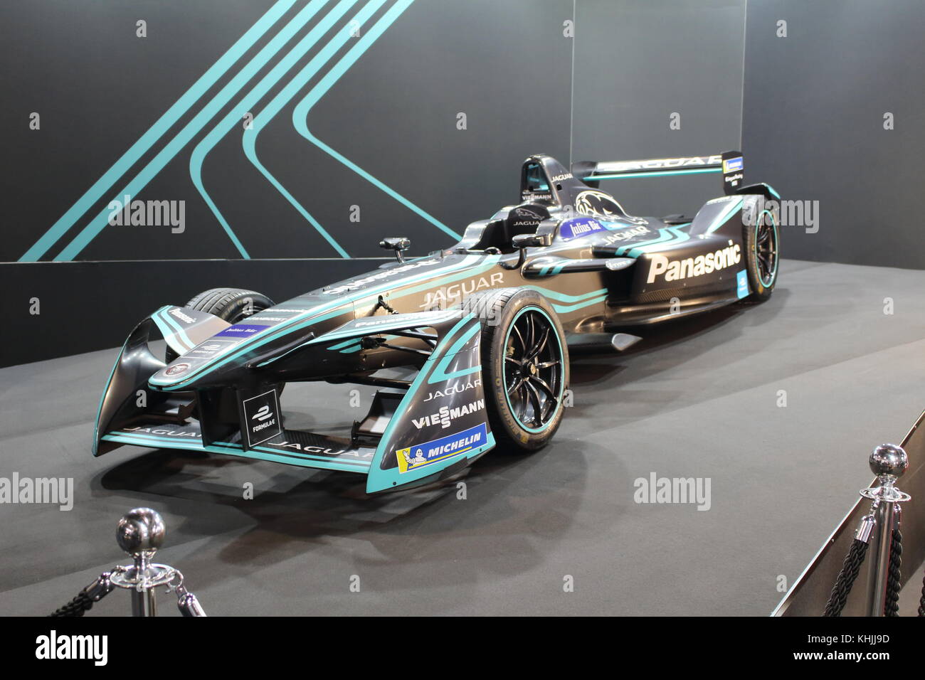 Formula e battery electric race car the 1 type hi-res stock photography ...