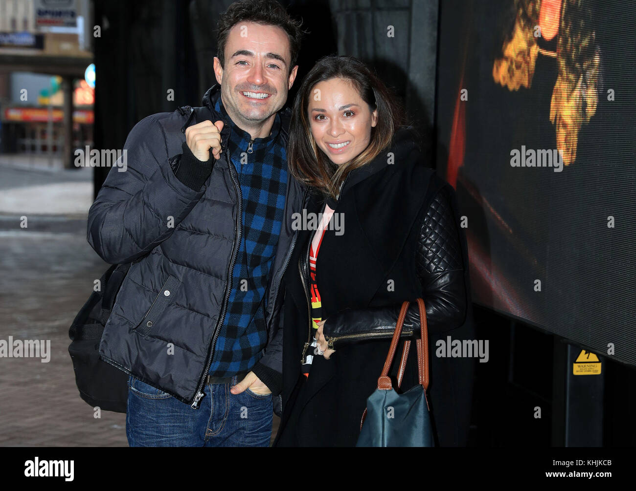 Strictly Come Dancing contestant Joe McFadden and his dance partner ...