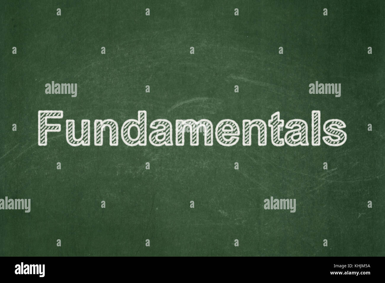 Science concept: Fundamentals on chalkboard background Stock Photo - Alamy