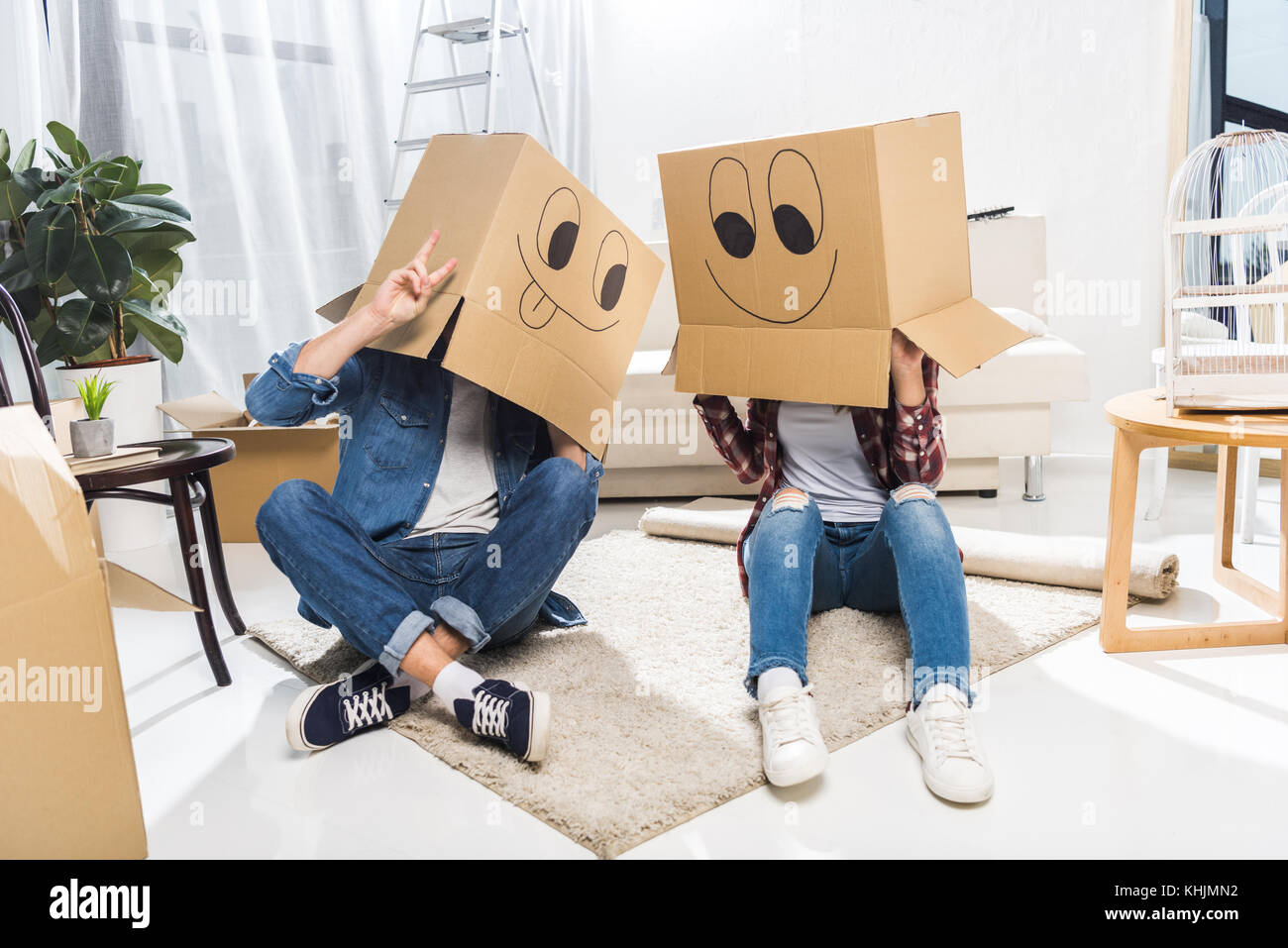 Playful boxes hi-res stock photography and images - Alamy