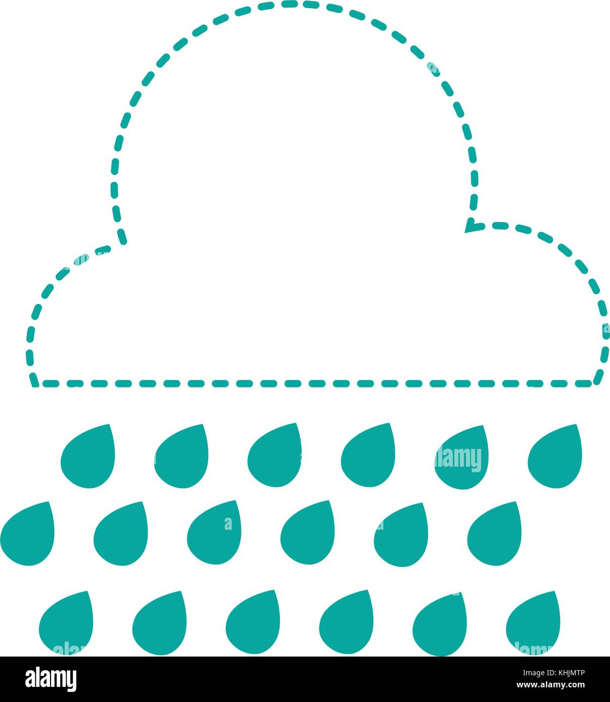 Dotted shape nice cloud hi-res stock photography and images - Alamy