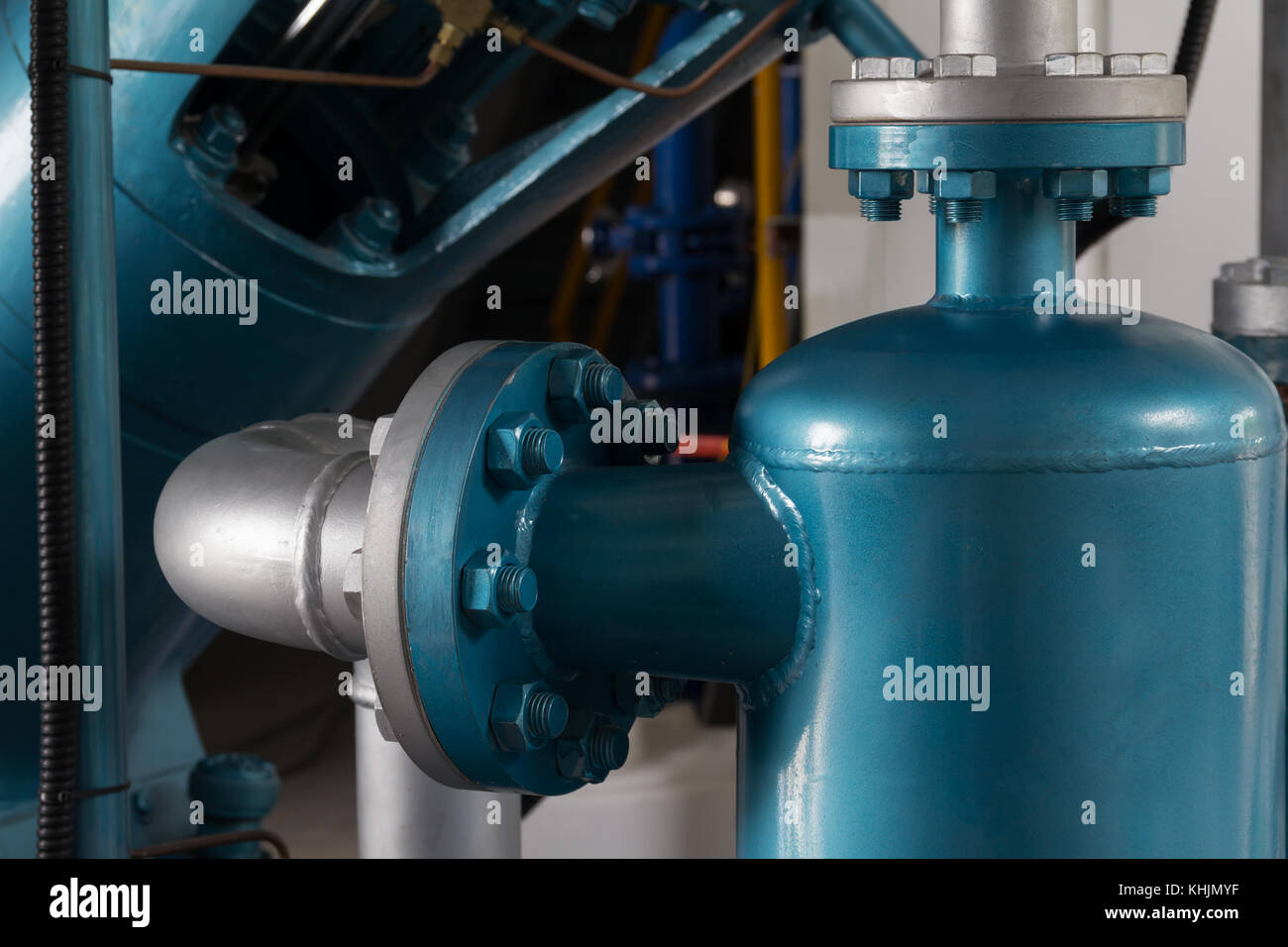 Big air compressor for Industrial pressure pumps Stock Photo - Alamy