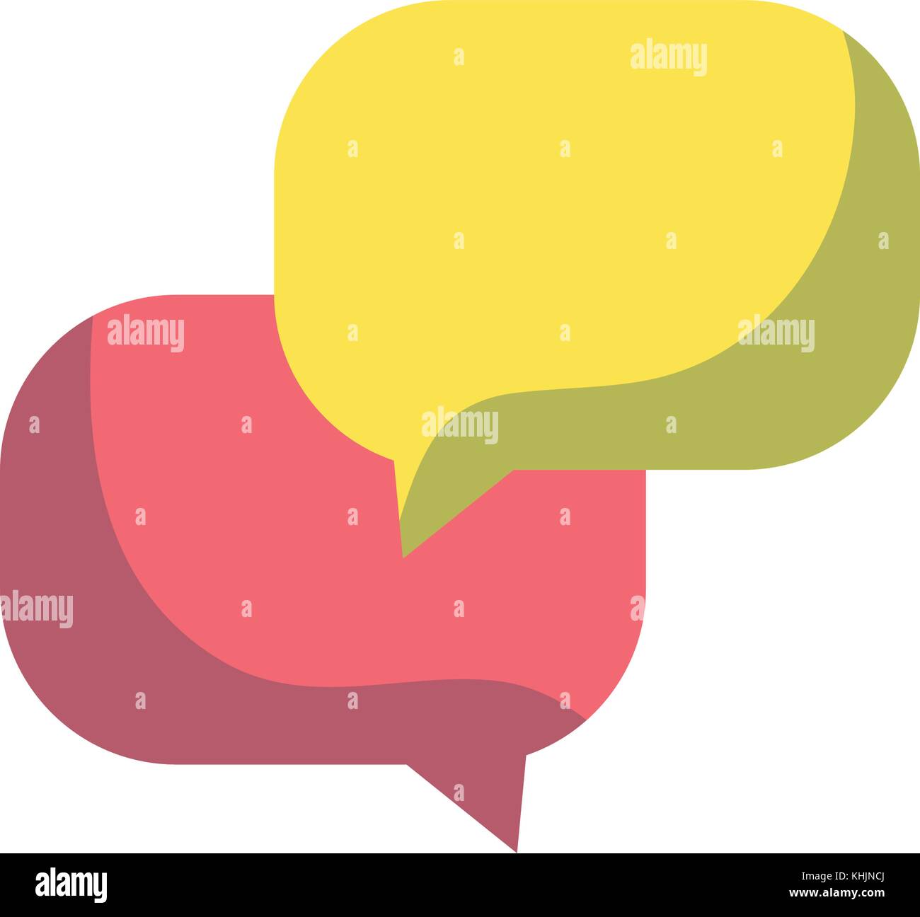 Conversation notes Stock Vector Images - Alamy