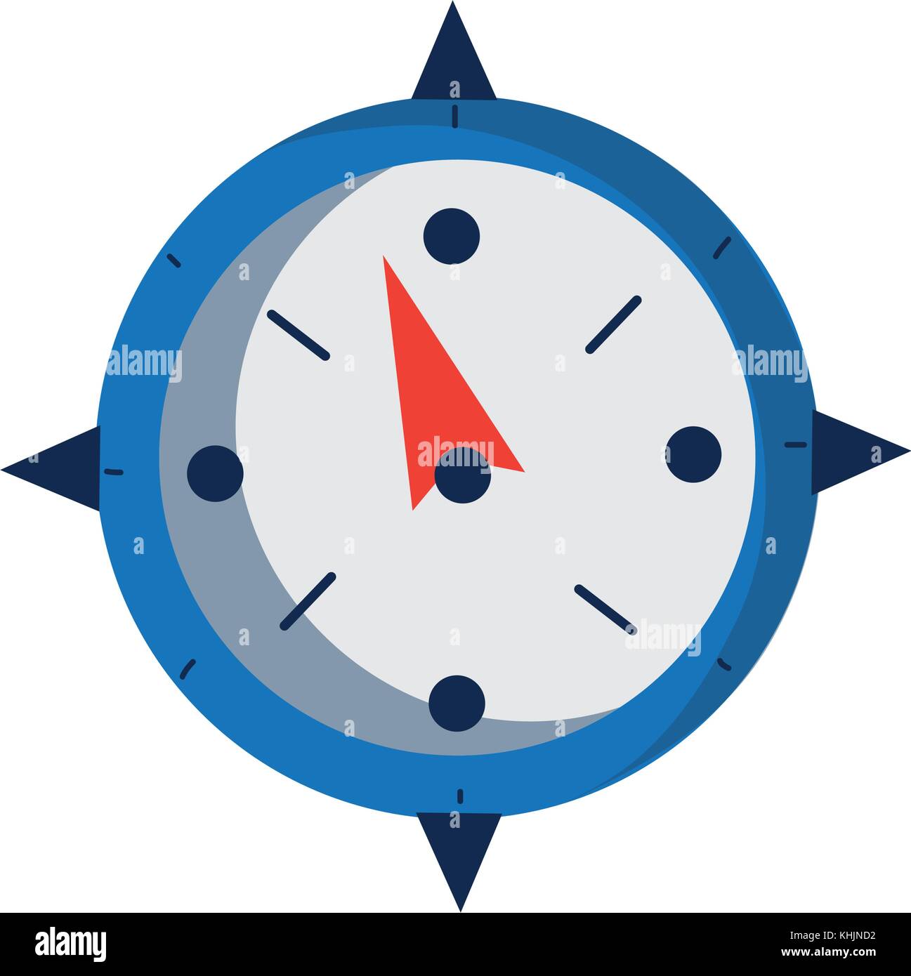 compass object to travel in map direction Stock Vector Image & Art - Alamy