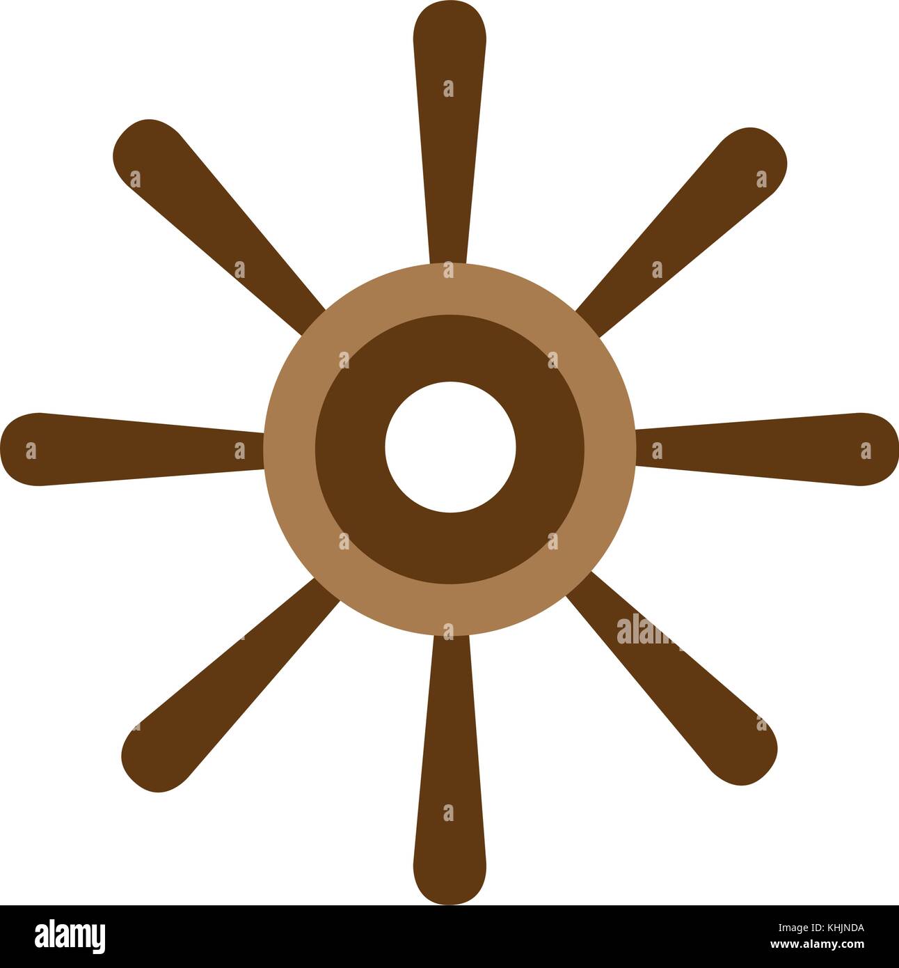 rudder ship nautical object design Stock Vector Image & Art - Alamy