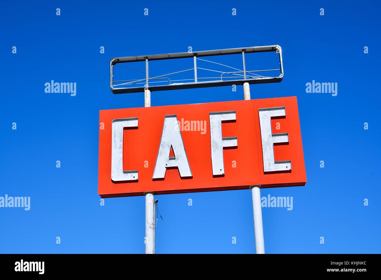 Vintage roadside restaurant sign route 66 hi-res stock photography and ...